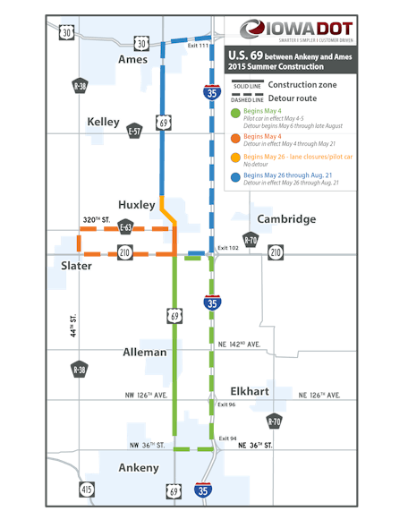 Iowa DOT tackles multiple roads projects along U.S. 69 | Roads and Bridges