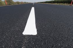 Caltrans increases traffic line width with high-profile striping on ...