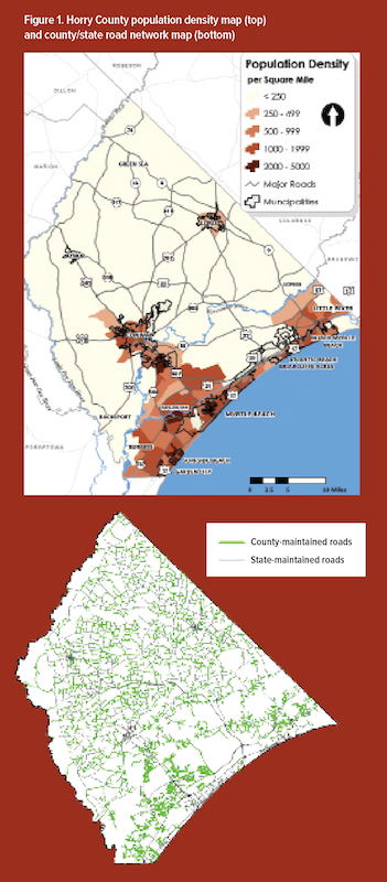Horry County South Carolina Map With Cities