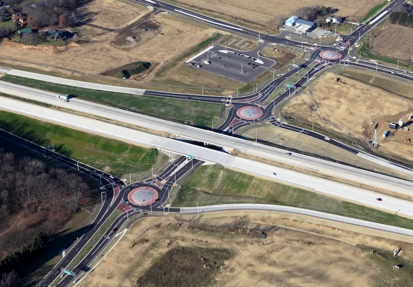 A “roundabout” way to slash interchange cost and congestion while ...