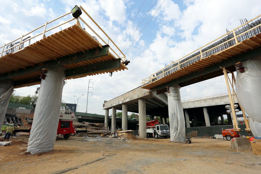 BRIDGE RESCUE: Fire-damaged I-85 bridge in Atlanta reopens | Roads and ...