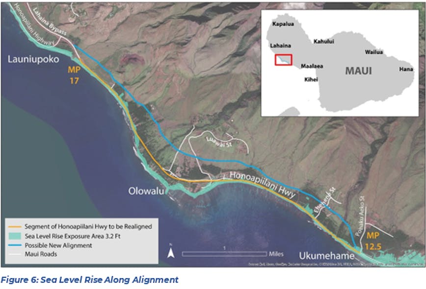 Hawaii DOT planning realignment of Honoapiilani Highway in West Maui ...