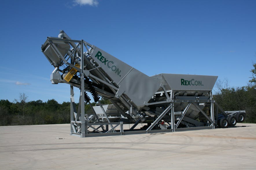 RexCon Mobile 12 SE batch plant | Roads and Bridges