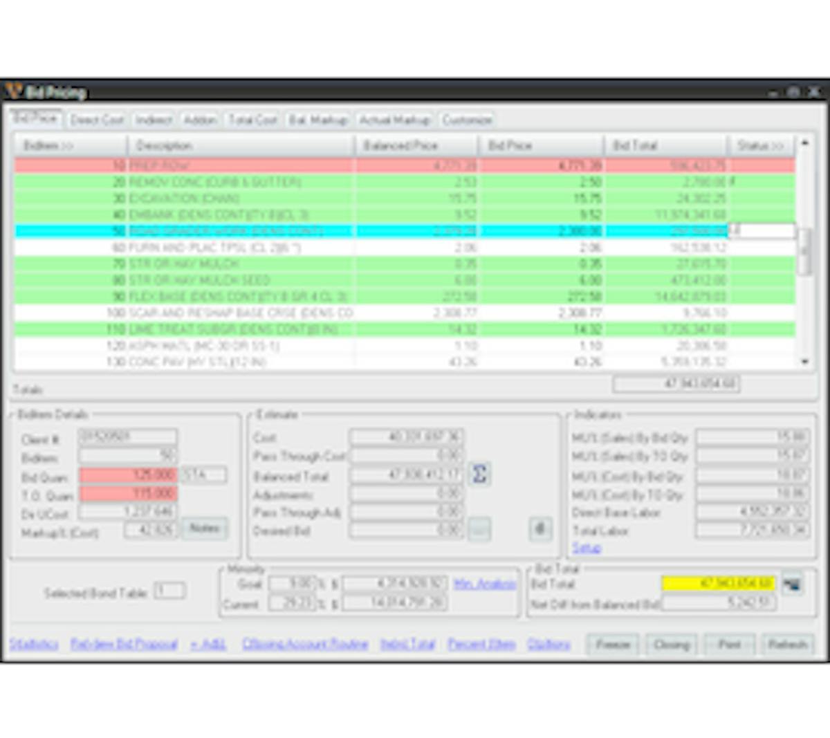 HeavyBid: Review Estimates Quickly | Roads and Bridges