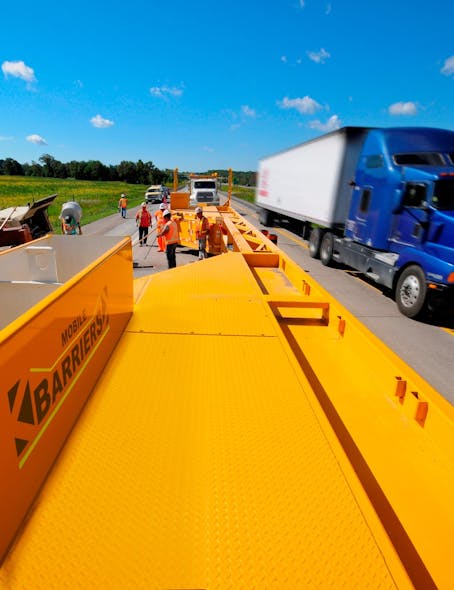 Temporary work-zone barrier | Roads and Bridges