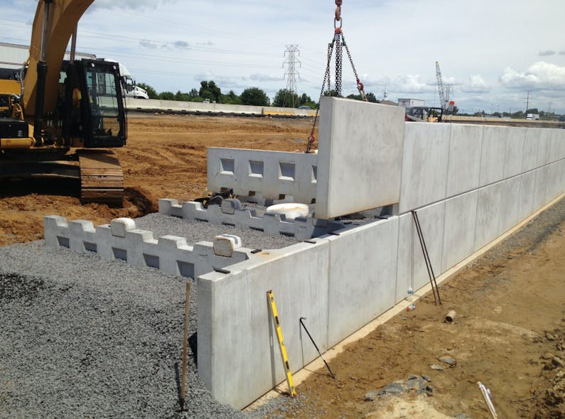 Modular gravity wall system | Roads and Bridges