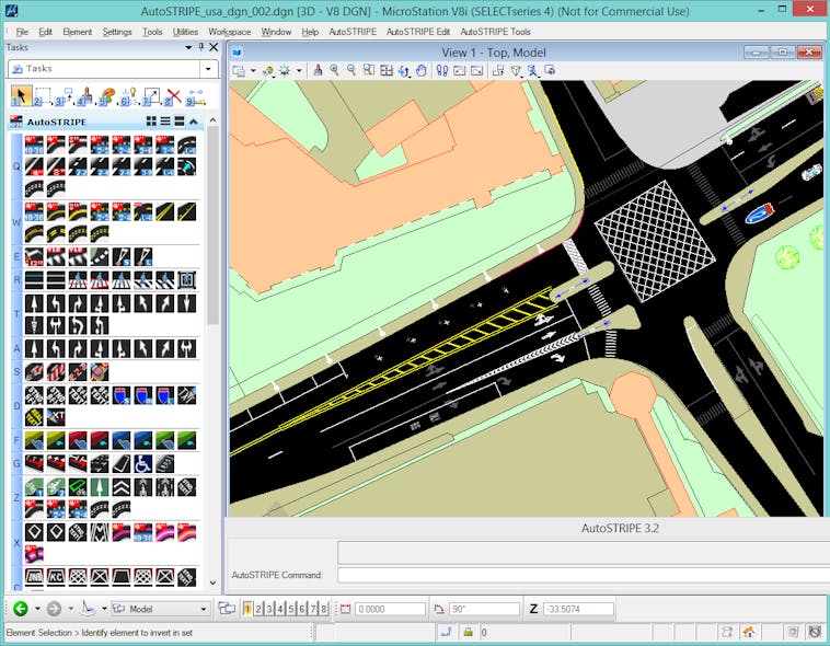 Pavement marking/striping software | Roads and Bridges