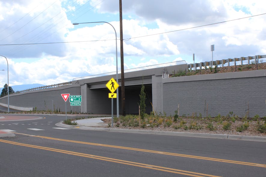 WSDOT goes with unique retaining wall design on S.R. 14 | Roads and Bridges