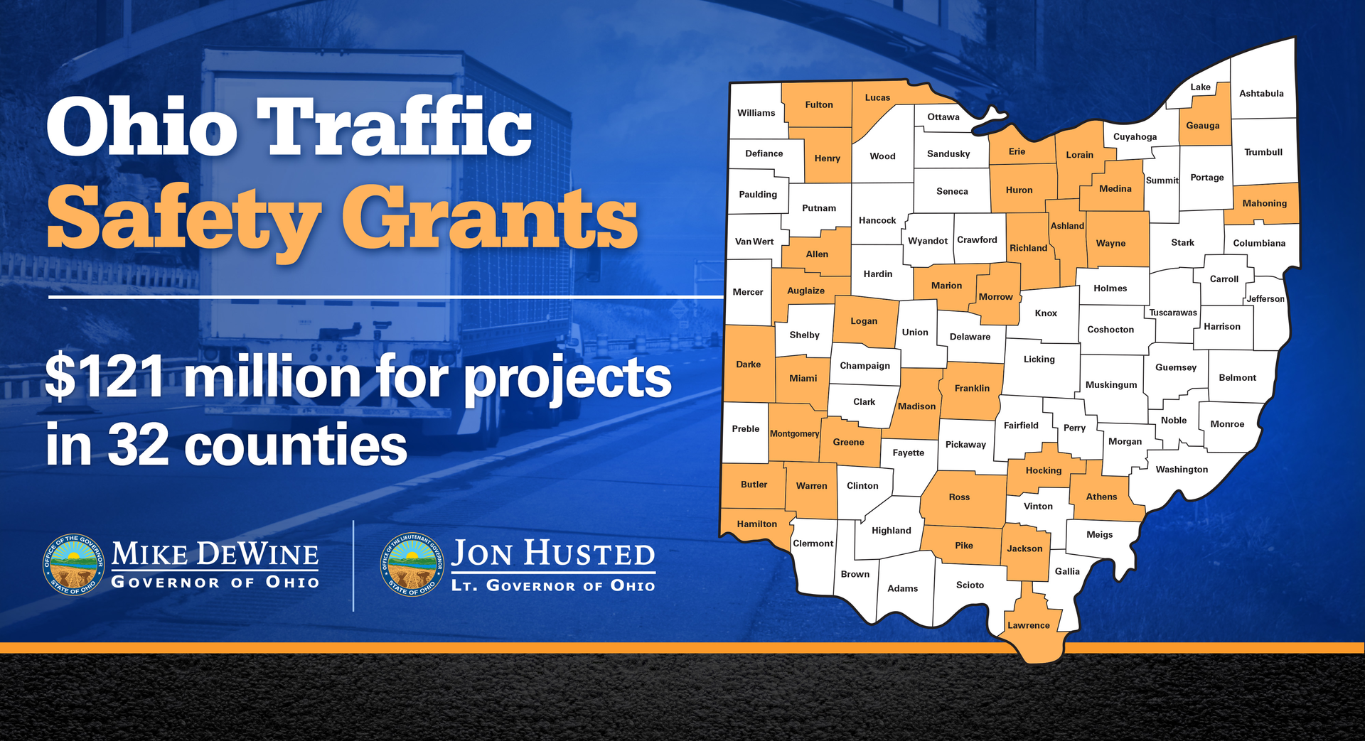 Ohio Governor Announces 50 New Infrastructure Projects | Roads and Bridges