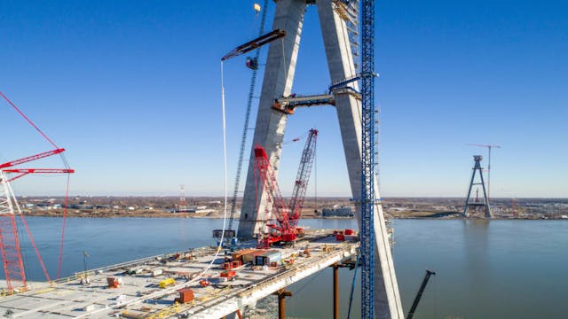 Gordie Howe Bridge Making Progress | Roads and Bridges